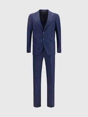 Tagliatore Single-breasted Wool Dress - Navy