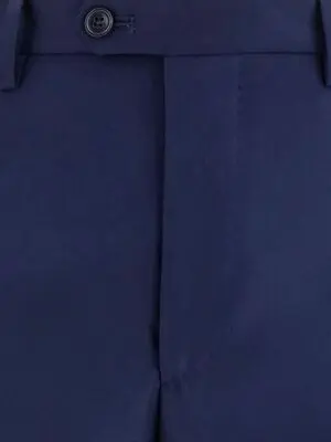 Tagliatore Single-breasted Wool Dress - Navy