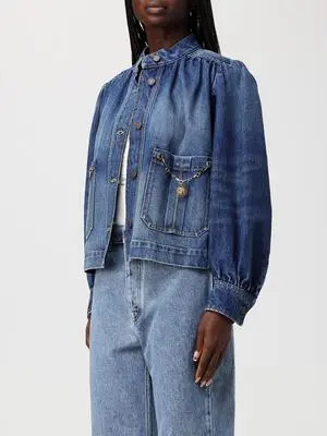 Chloé Cotton Denim Jacket - Indigo