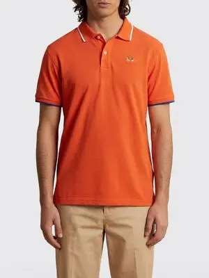 LA MARTINA Cotton Polo Shirt With Logo - Coral