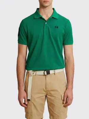 LA MARTINA Cotton Polo Shirt With Logo - Green