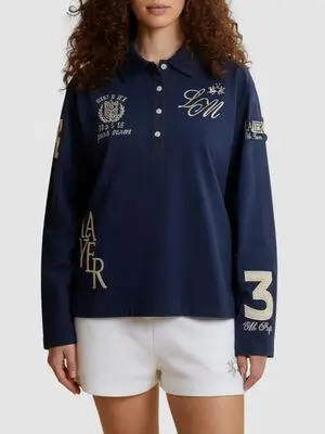 La Martina Logo Tops