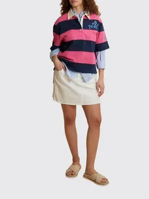 LA MARTINA Striped Cotton Polo Shirt With Logo