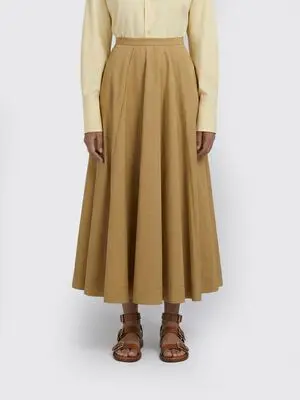FORTE_FORTE Cotton Full Skirt - Amber