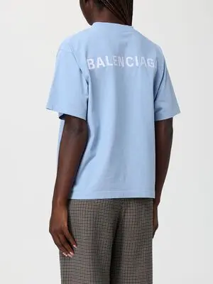 Balenciaga T-shirt - Gnawed Blue