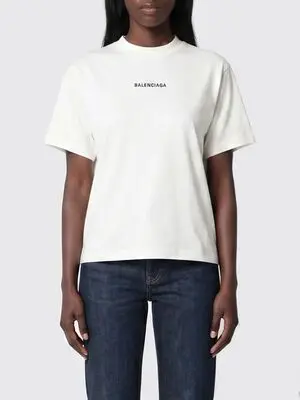 Balenciaga Balenciaga Logo T-Shirt White