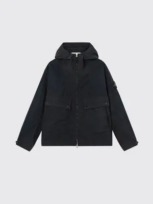 Stone Island Hooded Jacket - Black