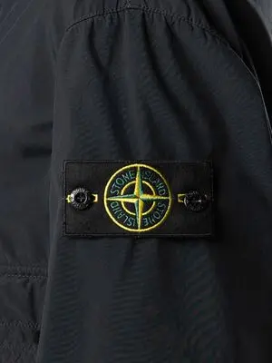 Stone Island Hooded Jacket - Black