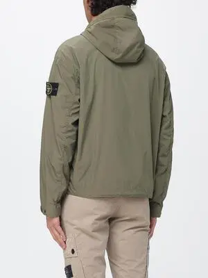 Stone Island Lightweight Hooded Jacket - Green