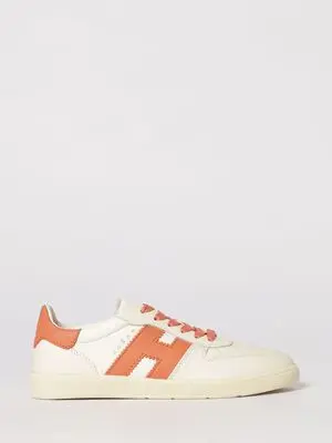 Hogan Calfskin Leather Lace-up Sneakers - Ivory