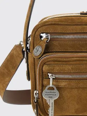 Acne Studios Suede Shoulder Bag - Beige
