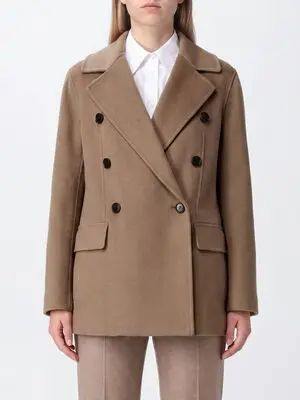 Max Mara Double Breasted Coat - Camel