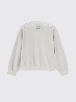 GANNI Relaxed Fit Cotton Jumper - Grey