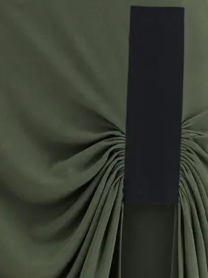 Coperni Asymmetrical Stretch Jersey Maxi Dress