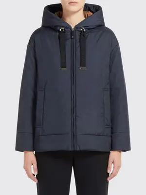 Max Mara Padded Hooded Jacket - Blue