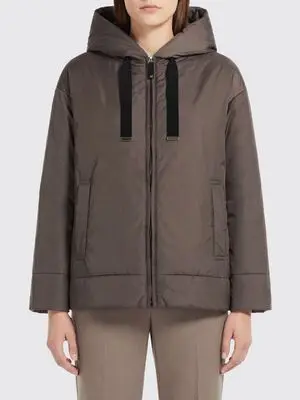 Max Mara Padded Hooded Jacket - Brown