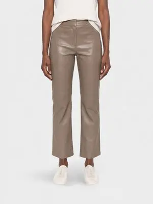 Max Mara Leather Pants - Brown