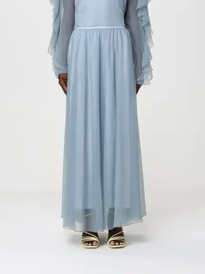 FORTE_FORTE Pleated Maxi Skirt - Grey