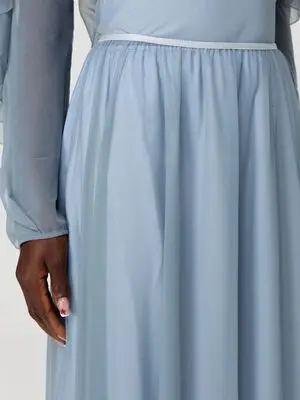FORTE_FORTE Pleated Maxi Skirt - Grey