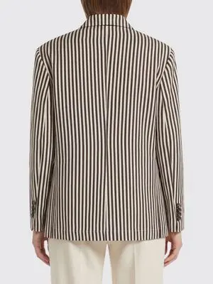 ALYSI Striped Jacket