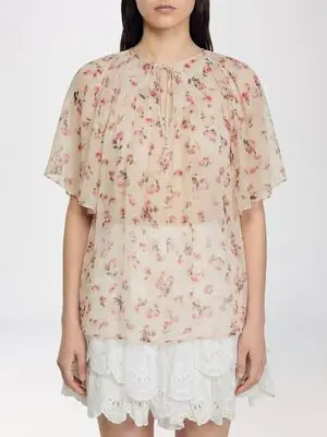 Isabel Marant Étoile Floral Print Viscose Blouse - Beige