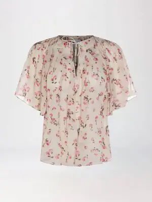 Isabel Marant Étoile Floral Print Viscose Blouse - Beige