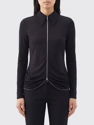 Alexander Wang Ruched Zip-up Shirt