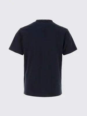Stone Island Crewneck Cotton T-shirt With Compass Logo Patch On The Chest - Navy