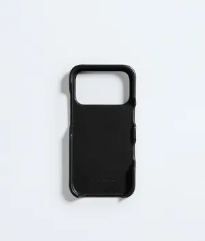 Bottega Veneta Intrecciato Iphone 17 Pro Case - Black