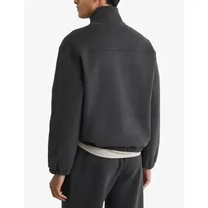 REISS Cotton-blend Half-zip Sweatshirt