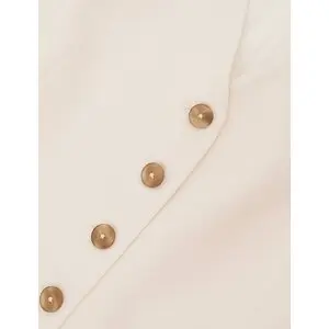 REISS Woven Waistcoat With Button Fastening