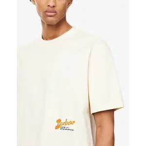Barbour Terrain Graphic-print Cotton T-shirt