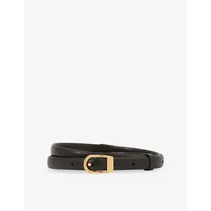REISS Leather Belt - Black
