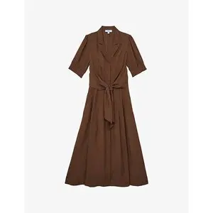 Reiss Buttoned Midi Day Dresses