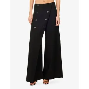 Camilla And Marc Rover Wrap-front Woven Trousers