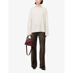 REFORMATION Cashmere And Wool-blend Jumper - Gossamer