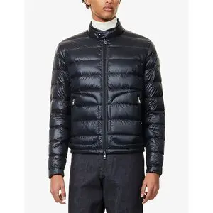 Moncler Acorus Short Shell-down Jacket - Blue