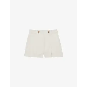 REISS Tailored Woven Pleated Shorts