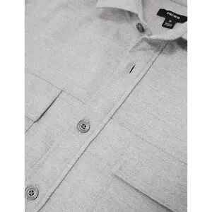 REISS Chamber Double-pocket Brushed Stretch-woven Overshirt