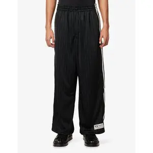 Y3 Logo-print Basketball Woven Jogging Bottoms