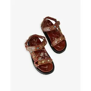 Kurt Geiger Orson Leather Sandals