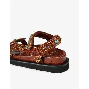 Kurt Geiger Orson Leather Sandals