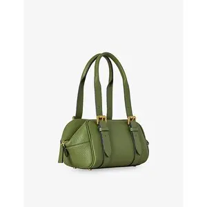 Mulberry Small Leather Boston Tote Bag - Fern