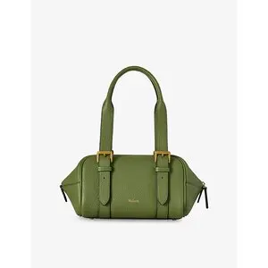 Mulberry Small Leather Boston Tote Bag - Fern