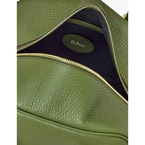 Mulberry Small Leather Boston Tote Bag - Fern