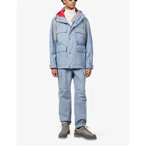 Moncler Patch-pocket Chambray Cotton Trousers
