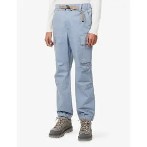 Moncler Patch-pocket Chambray Cotton Trousers