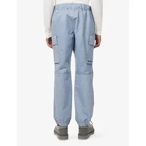 Moncler Patch-pocket Chambray Cotton Trousers