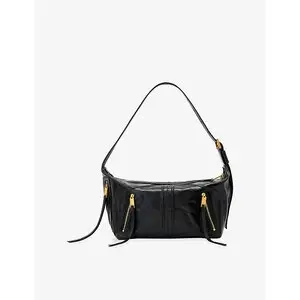ALLSAINTS Jean Rey Leather Shoulder Bag - Black