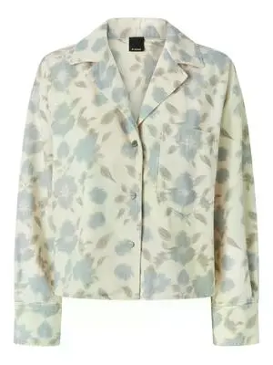 Pinko Floral-pattern Pocket Shirt